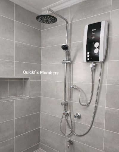 Alpha Instant Shower AS200EP with Built-in Pump | Quickfix Plumbers Nairobi