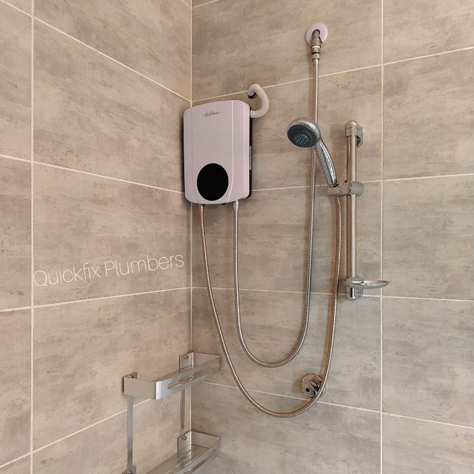Quickfix Plumbers | Analabier Instant Shower with Booster Pump for low water Pressure showers